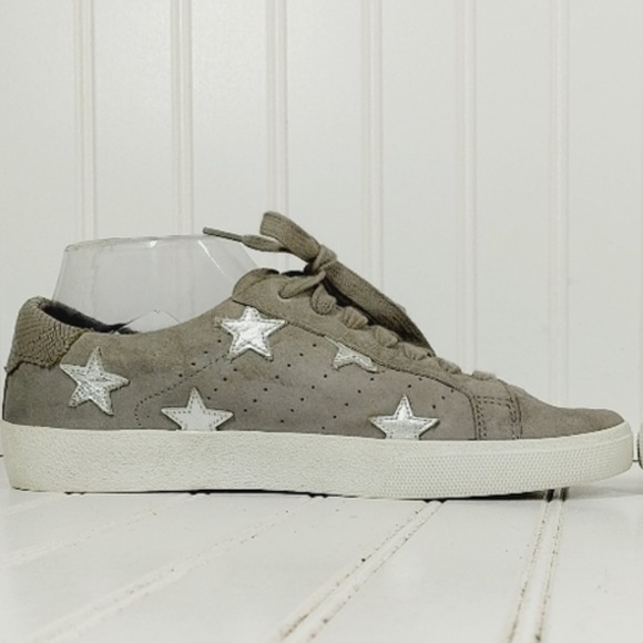Mercer Edit | Shoes | Mercer Edit Callback Gray Silver Stars Suede ...